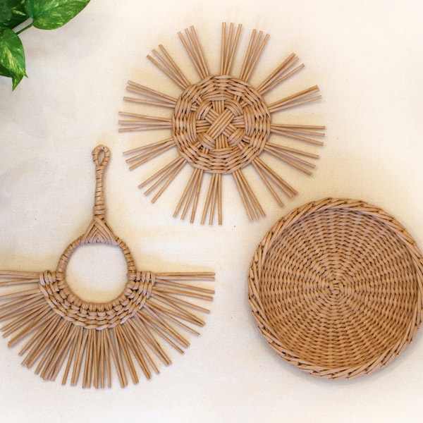 Wicker Wall Decor - Etsy