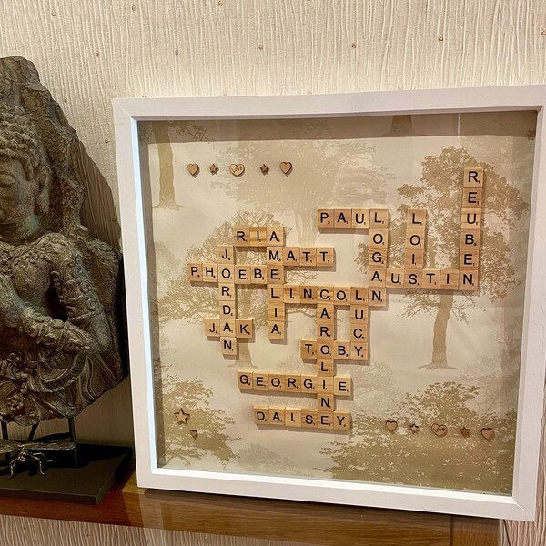Scrabble Frame - Etsy UK