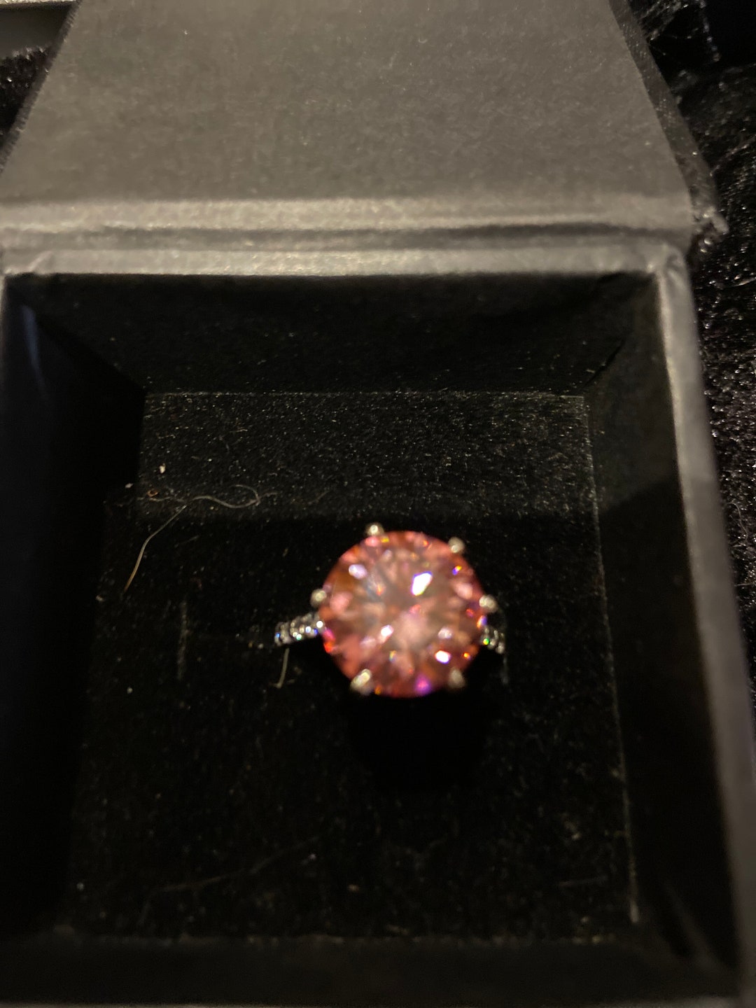 6 Carat Genuine Pink Diamond Ring - Etsy