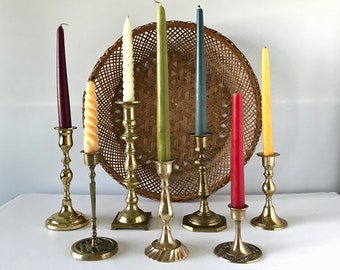 Brass candlesticks | Etsy