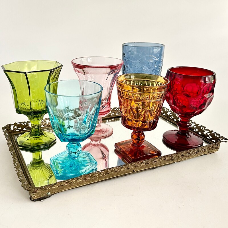 Vintage Goblets - Etsy