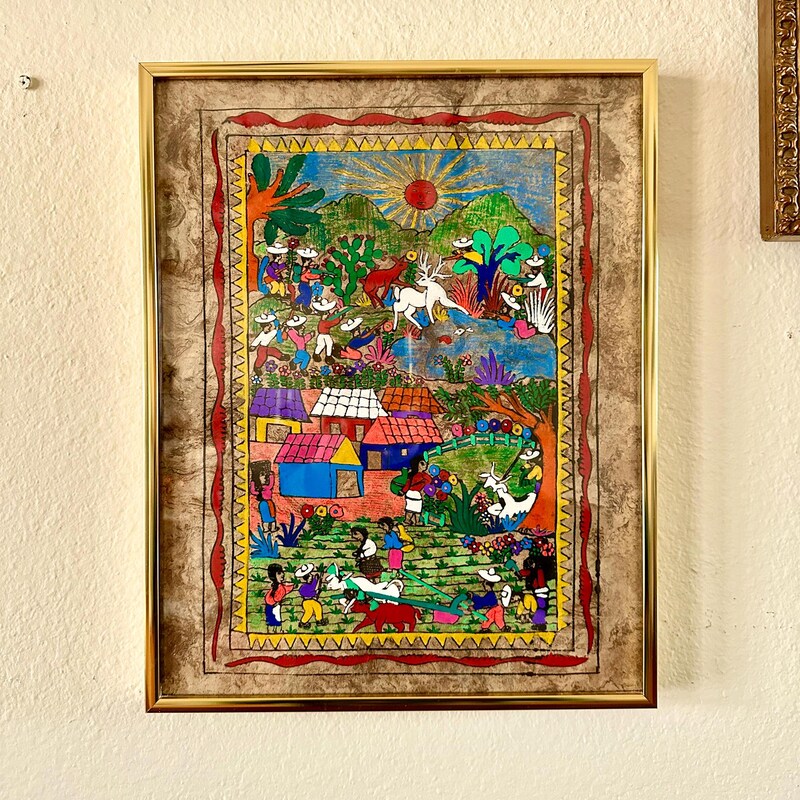 Amate Bark Painting - Etsy