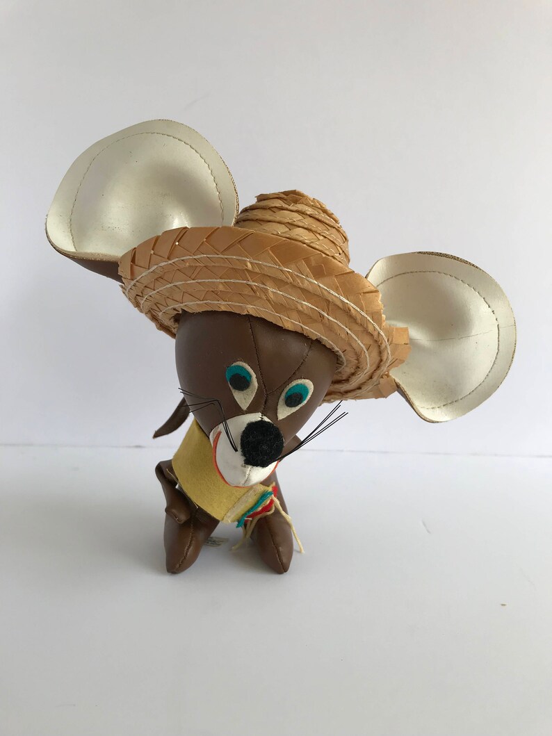 Vintage Jestia TKR Vinyl Mexican Mouse Vinyl Doll Made in - Etsy