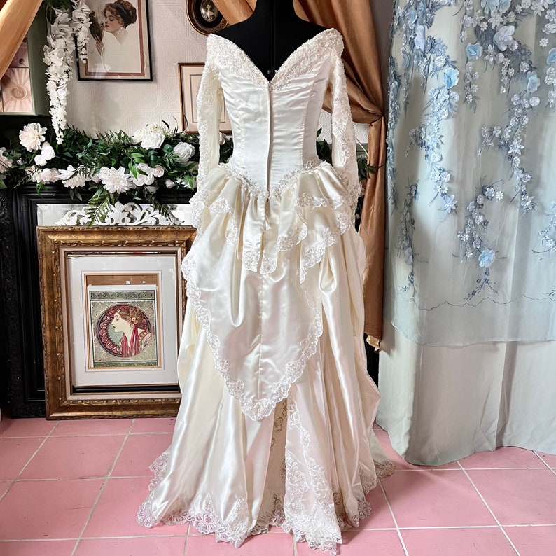 Demetrios Designer 1994 off Shoulder Vintage Wedding Dress - Etsy