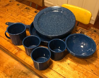 Enamelware set | Etsy