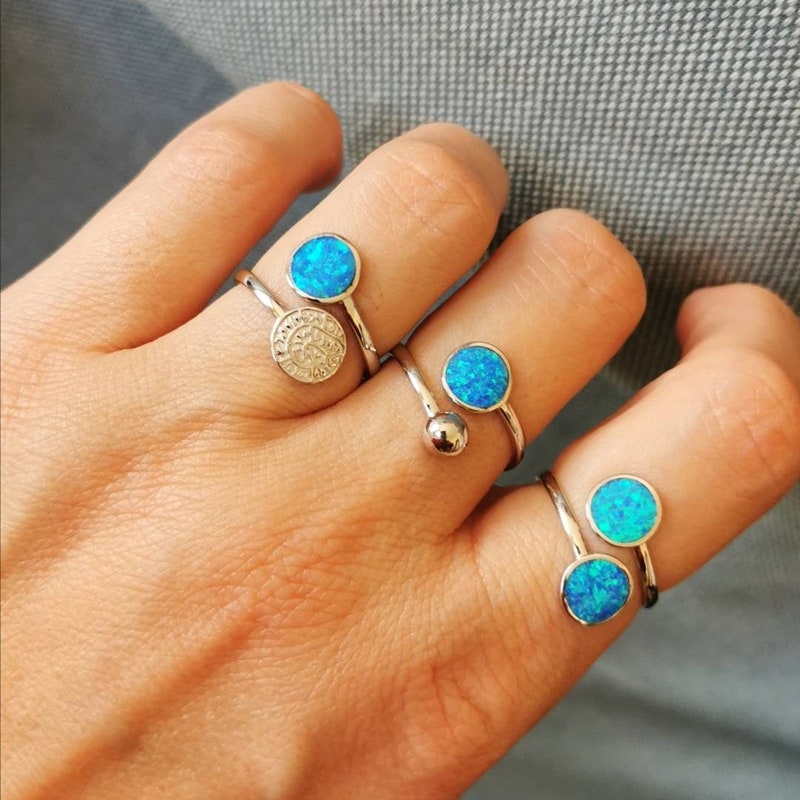 Opal Ring - Etsy UK