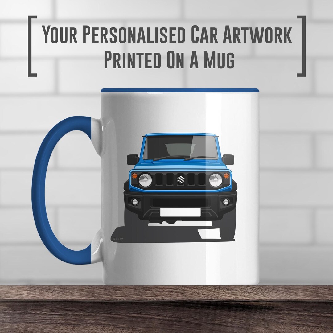 Suzuki Jimny Coffee Mug, Add Reg/colour, Classic Car Poster, Gift Idea ...