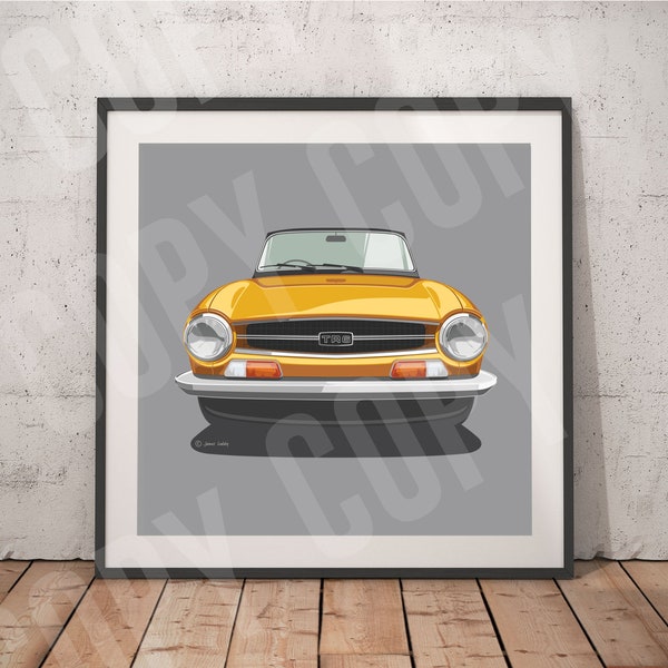 Triumph Tr6 - Etsy