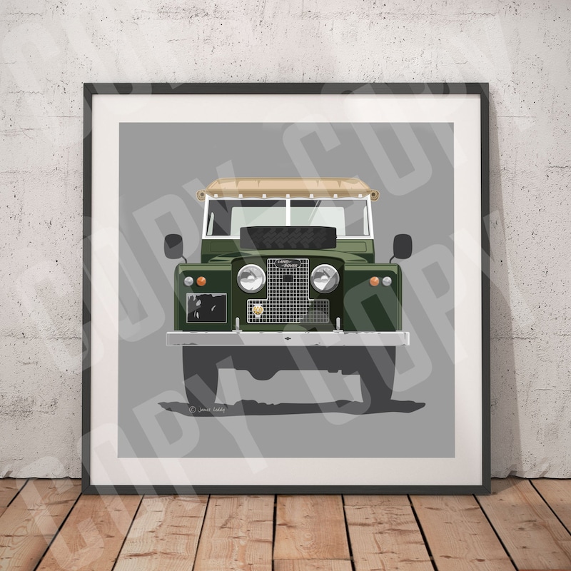 Land rover print - Etsy Nederland