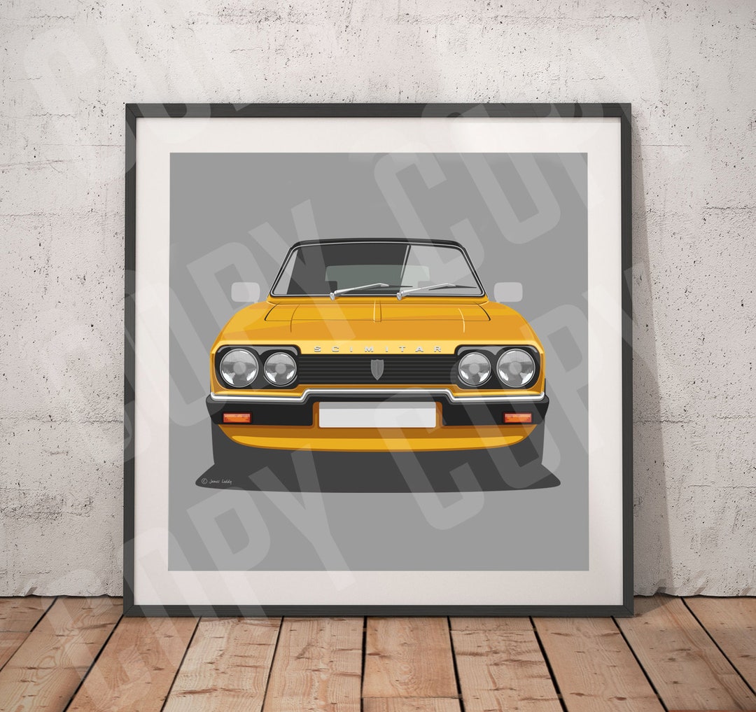 Scimitar Artwork Print, Add Reg & Colour, Frame Not Included, Wall ...