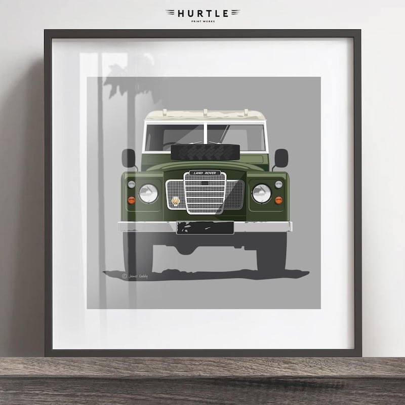 Painting of Land Rover - Etsy UK