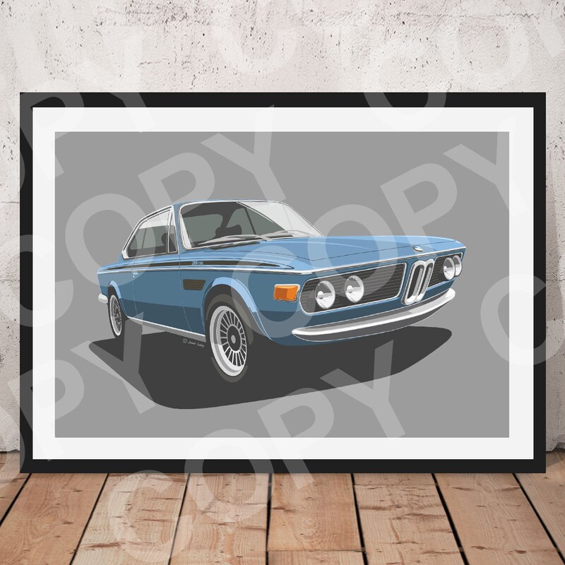 Bmw 3.0csl Poster - Etsy UK