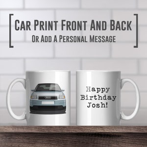 Audi A2 Coffee Mug, Customisable, Print, Gift, Fathers Day Gift ...