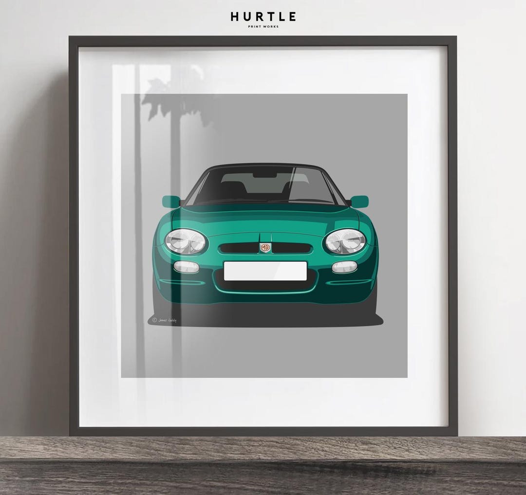 MG MGF Artwork Print, Add Reg & Colour, Frame Not Included, Wall Print ...