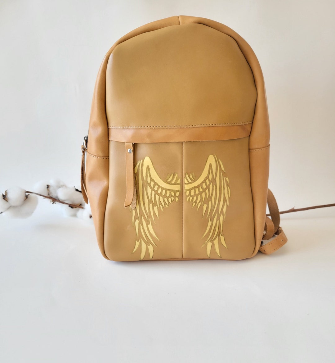 Hand - Painted Backpack, Custom Backpacks, Wings Bag, Painted Wings, Painted Backpack, Women's ...