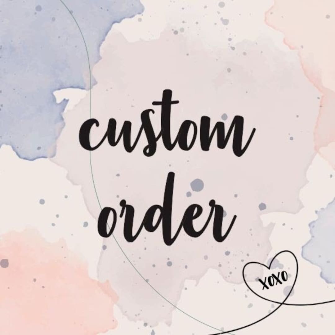 Custom Order Request Personalized Accessories Customized Bags and ...