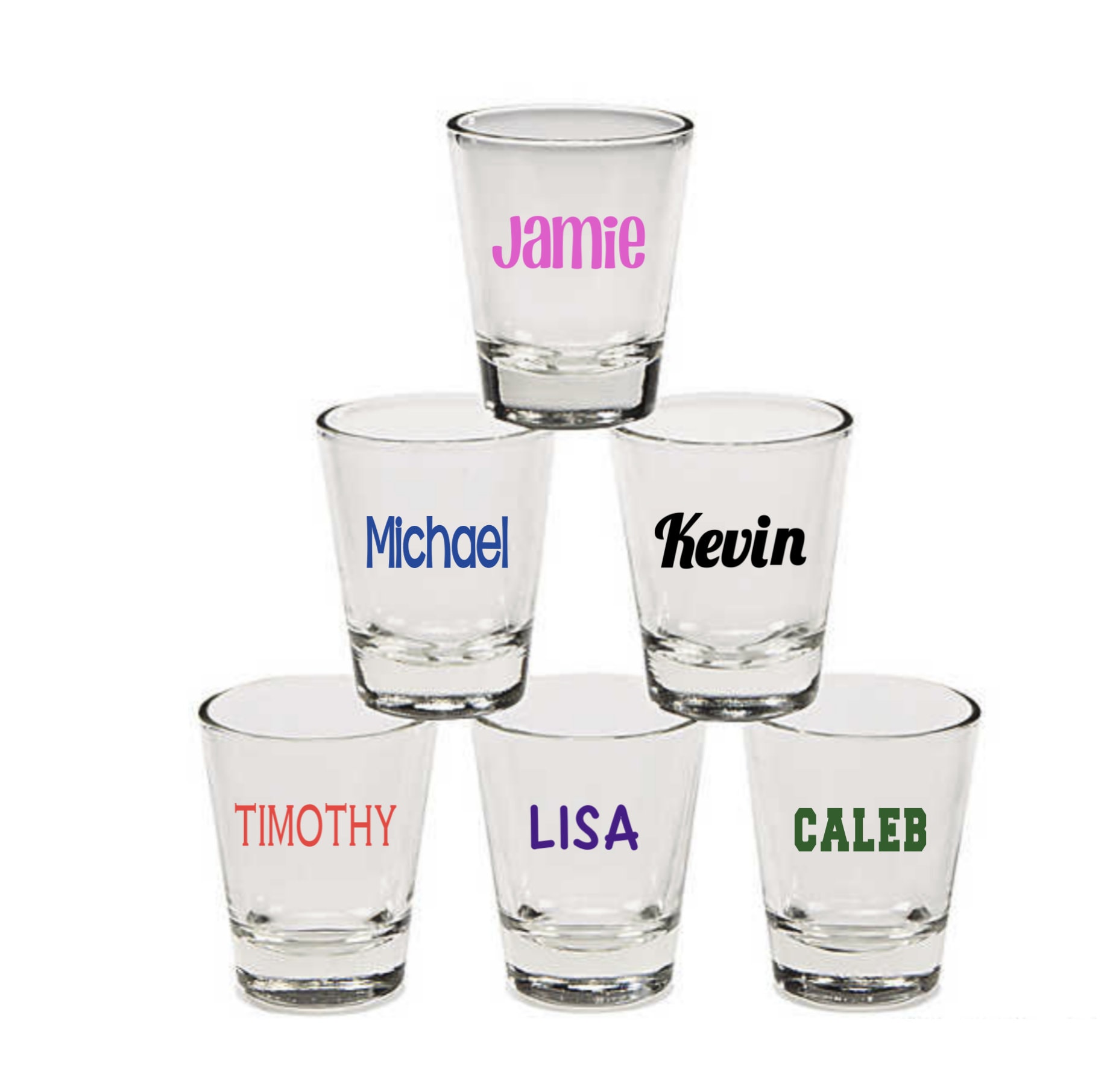 Personalized Shot Glasses Custom Shot Glass Bridesmaid Shot Glass ...