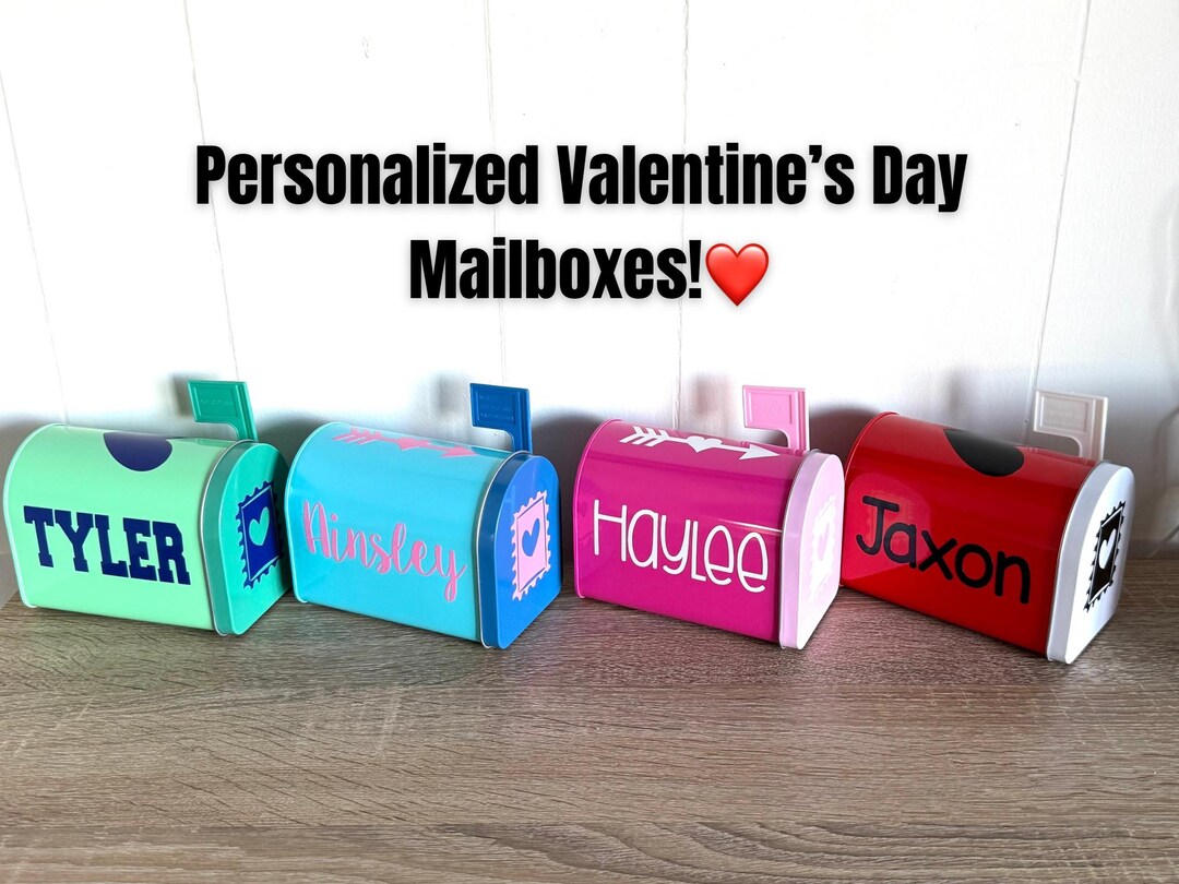 Personalized Valentines Kids Mailbox Valentines Mailbox Valentines Box ...