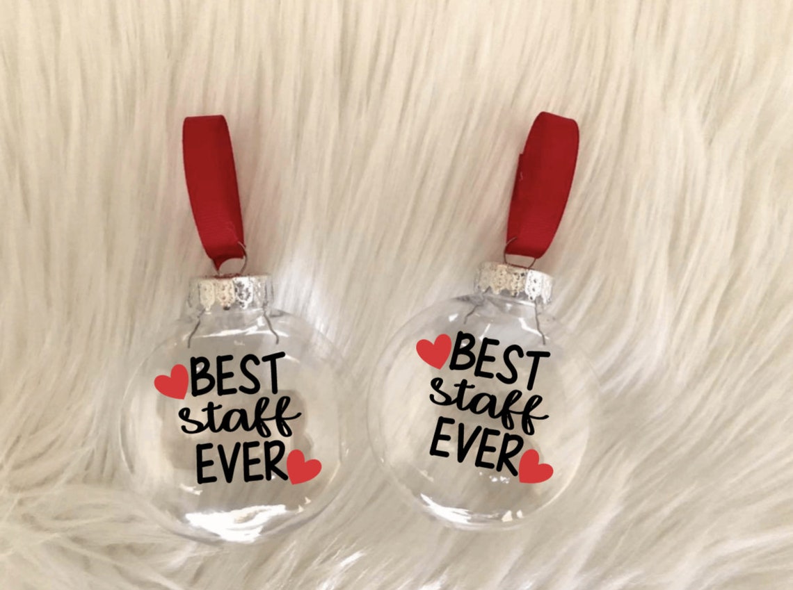 Best Staff Ever Christmas Ornament School Staff Ornament Best | Etsy