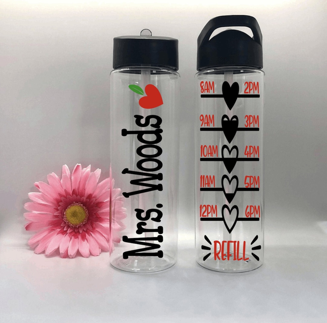 Custom Teacher Gift Teacher Water Bottle Personalized Teacher Gift ...