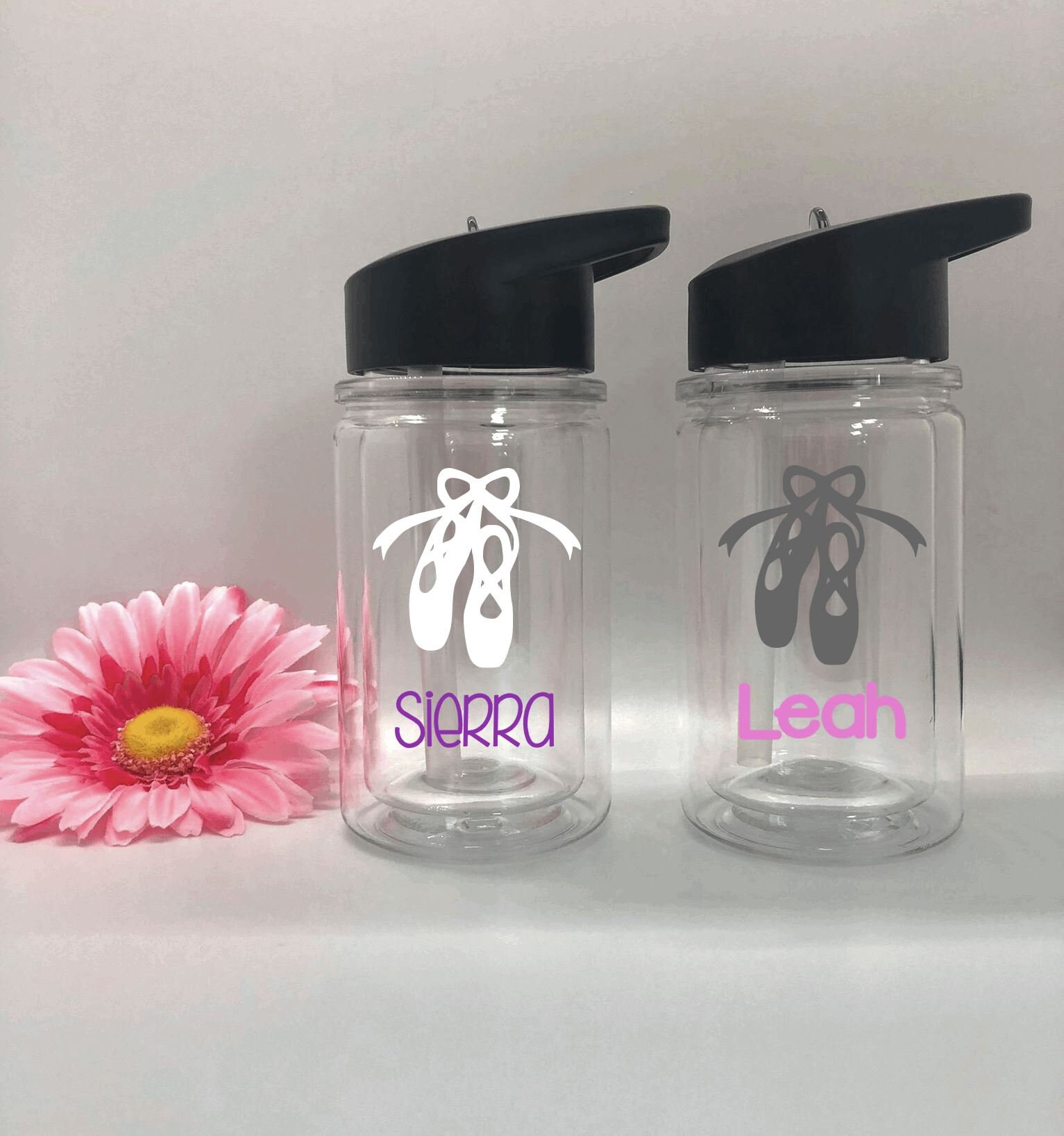 Dance Water Bottle Dancer Gift Ballet Shoes Bottle Custom Water Bottle ...