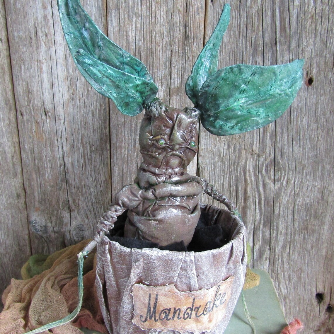 Mandragora art fantasy creature doll Handmade ooak mandrake | Etsy