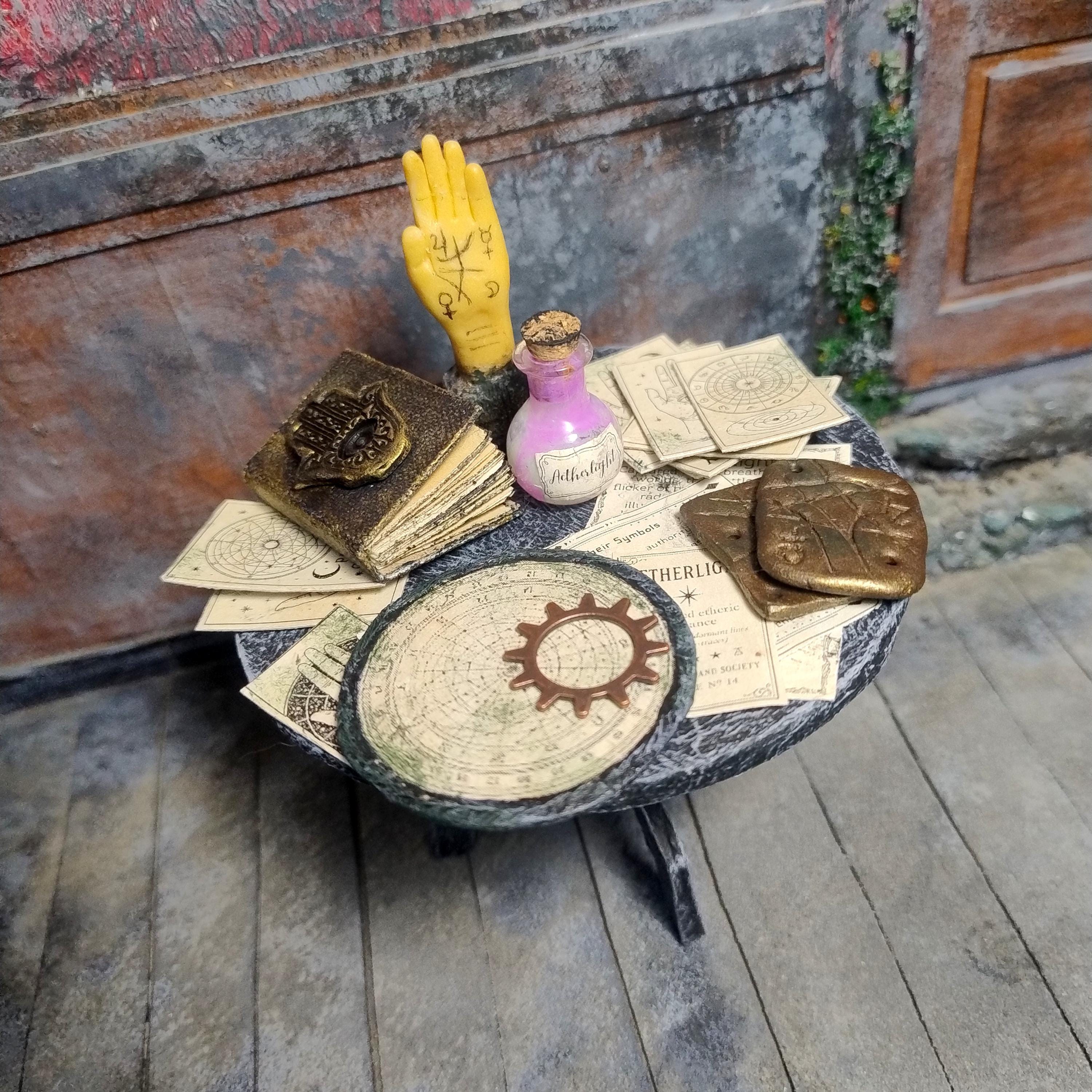 Miniature Fortune Teller Set – Dollhouse Occult Astrology Witchy Things ...