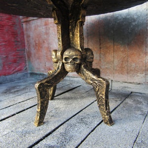 Haunted Dollhouse Table Miniature Items for Halloween Handmade Gothic ...