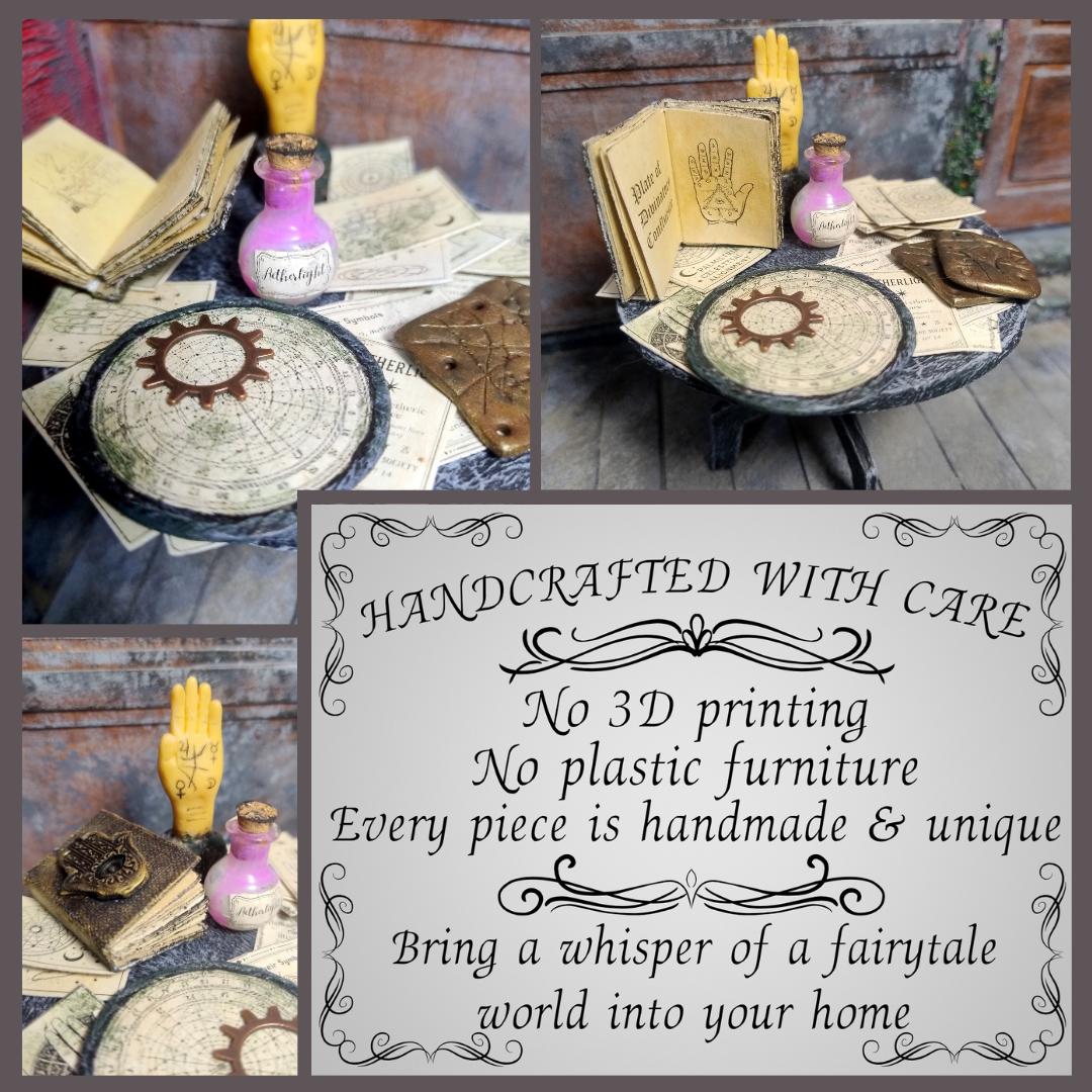 Miniature Fortune Teller Set – Dollhouse Occult Astrology Witchy Things ...
