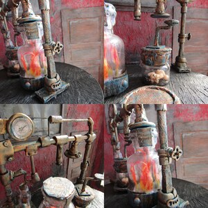 Miniature Laboratory Dollhouse Artisan Miniatures Lab Chemistry Alchemy ...