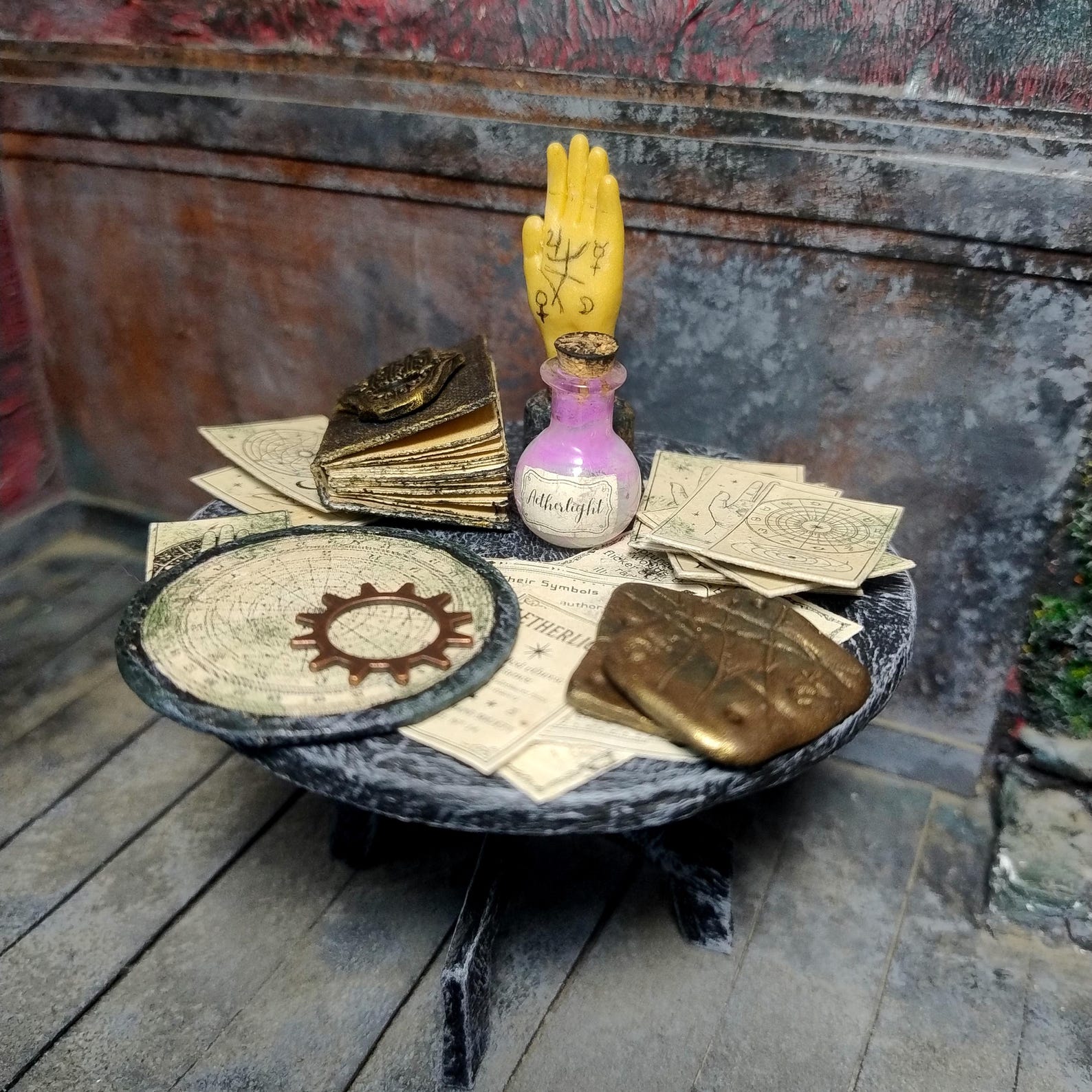 Miniature Fortune Teller Set – Dollhouse Occult Astrology Witchy Things ...