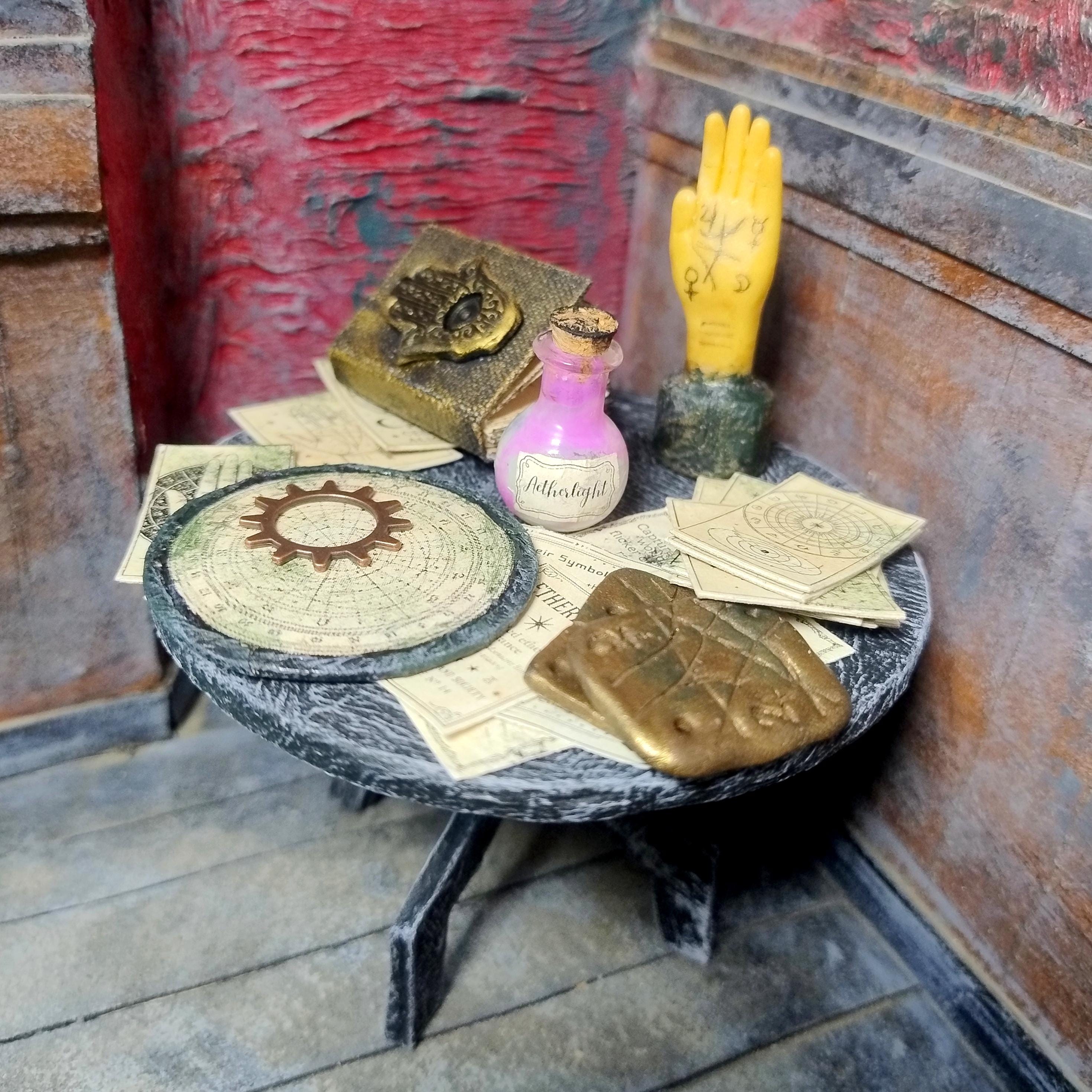 Miniature Fortune Teller Set – Dollhouse Occult Astrology Witchy Things ...