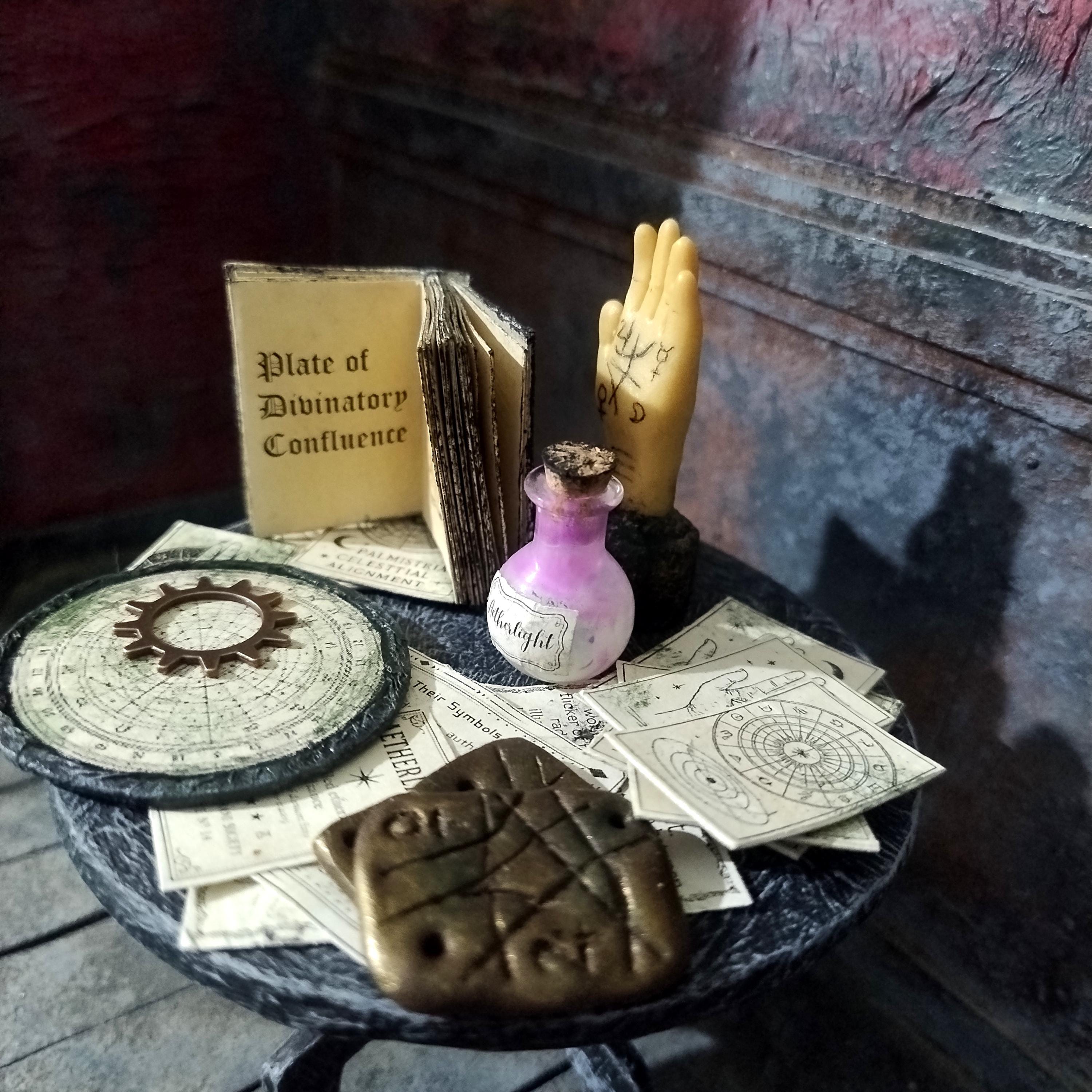 Miniature Fortune Teller Set – Dollhouse Occult Astrology Witchy Things ...
