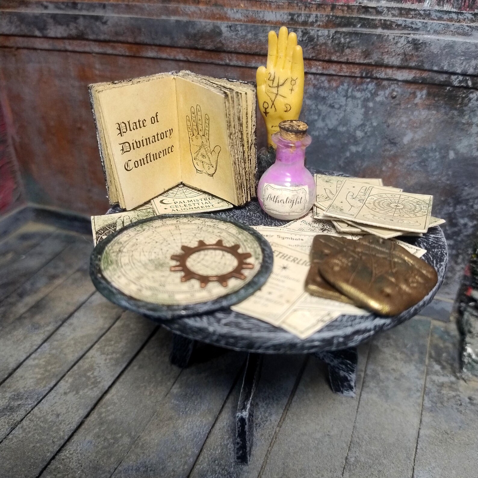 Miniature Fortune Teller Set – Dollhouse Occult Astrology Witchy Things ...