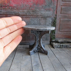 Miniature Table Victorian Gothic Dollhouse Furniture Haunted Halloween ...