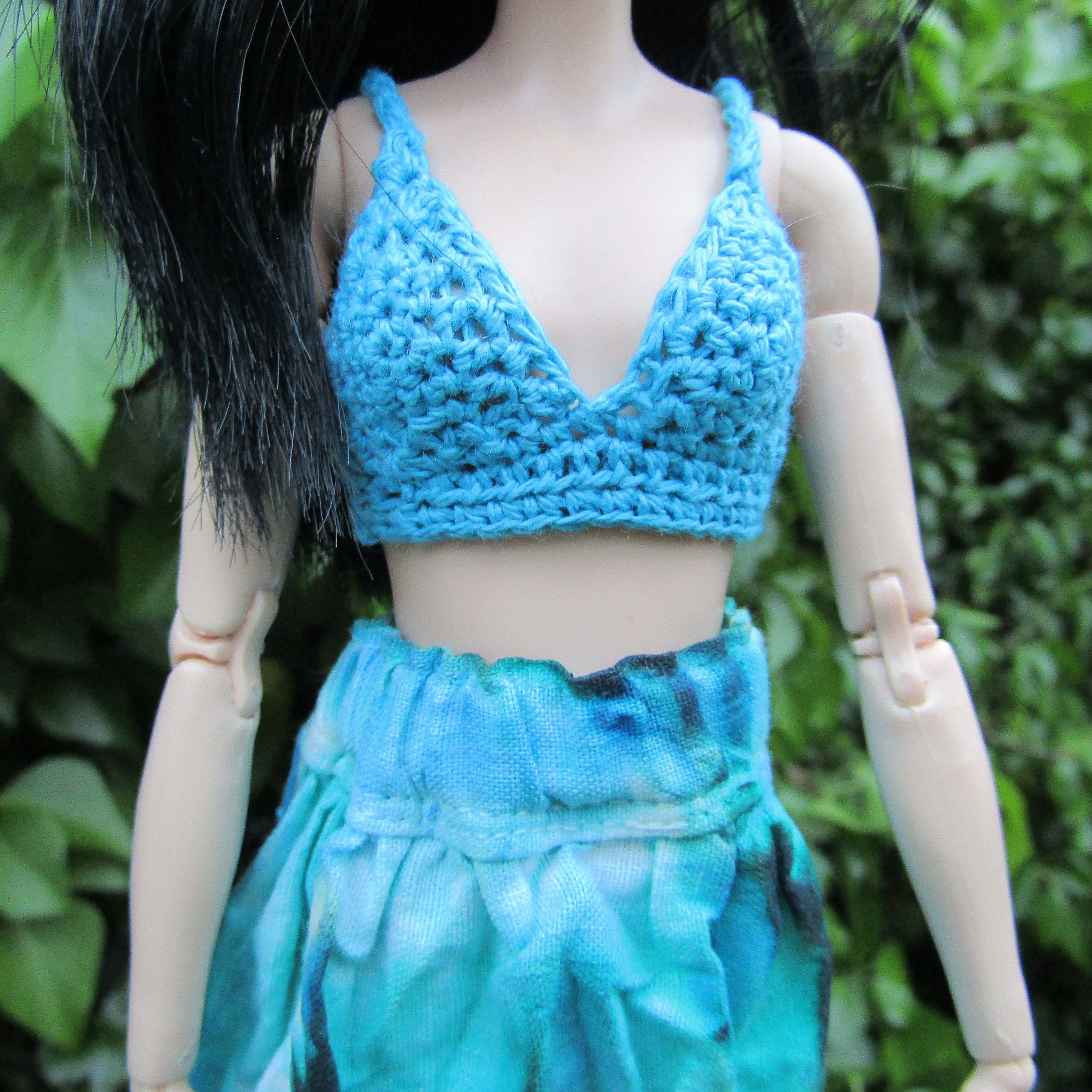 Barbie Crop Top For Doll Handmade Crochet Clothes For Made To Etsy