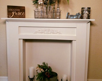 Faux fireplace | Etsy