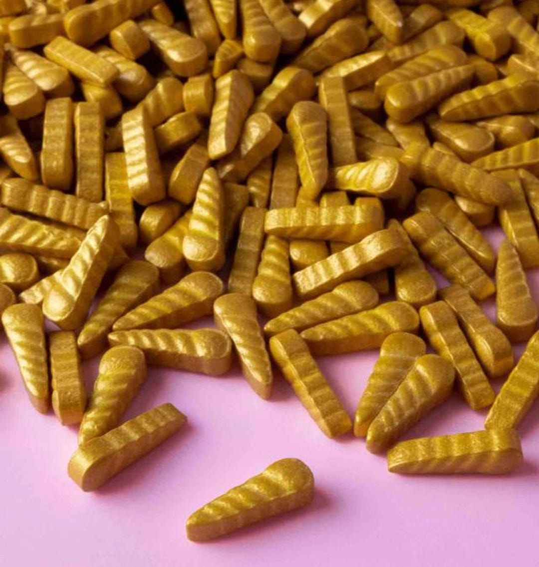 Bulk 1 Lb. Gold Unicorn Horn Sprinkles. Edible Unicorn Horns - Etsy