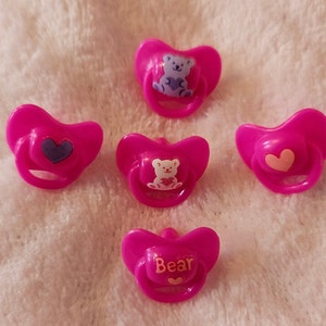 Small Cute Dummies, Pacifier for Small Dolls Size 7"/20cm Dolls - Etsy