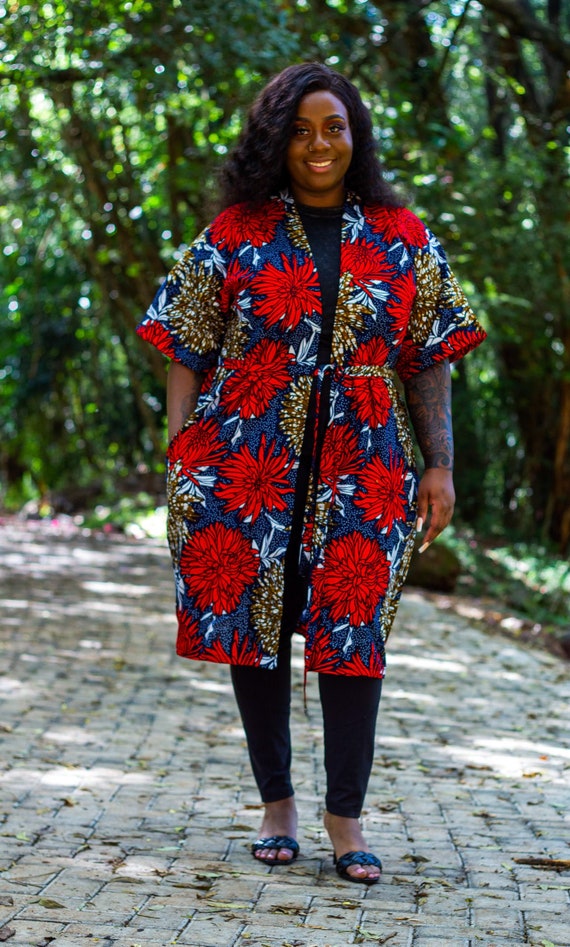 Duster African Print Duster African Print Kimono African - Etsy