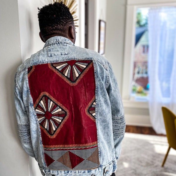 African Print Jacket - Etsy