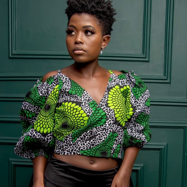 African Print Top - Etsy