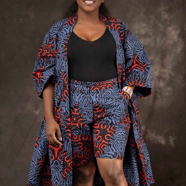 African Print Shorts - Etsy