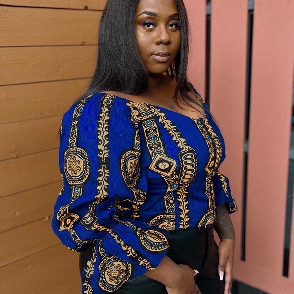 African Print Top - Etsy