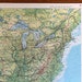United States Map, Vintage 1978 Two Book Pages From Atlas, With Eastern ...