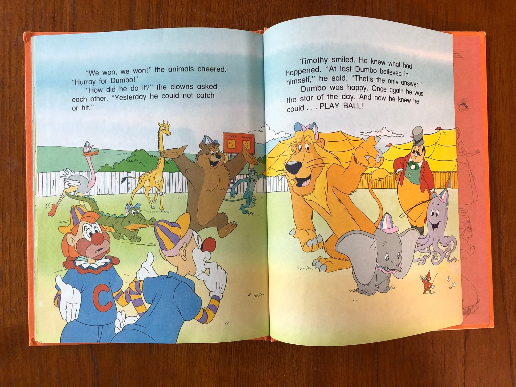 Dumbo at Bat, Walt Disney Fun-to-read Library Volume 8, Vintage ...