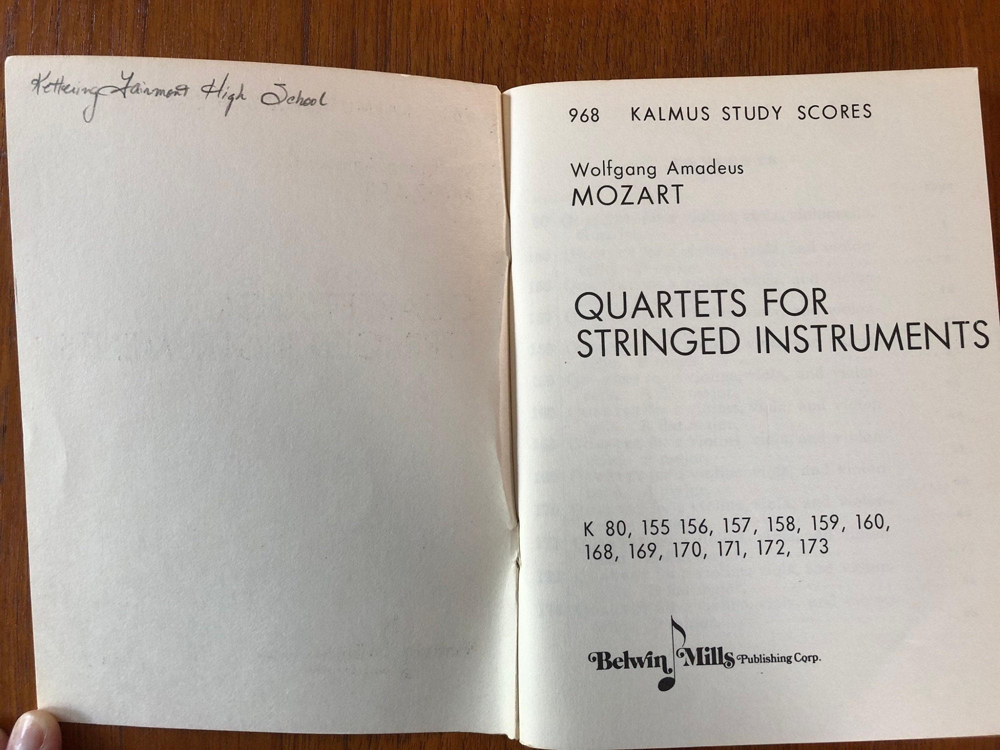Kalmus Study Scores, Duos Trios and Quartets, and Quartets for Stringed ...