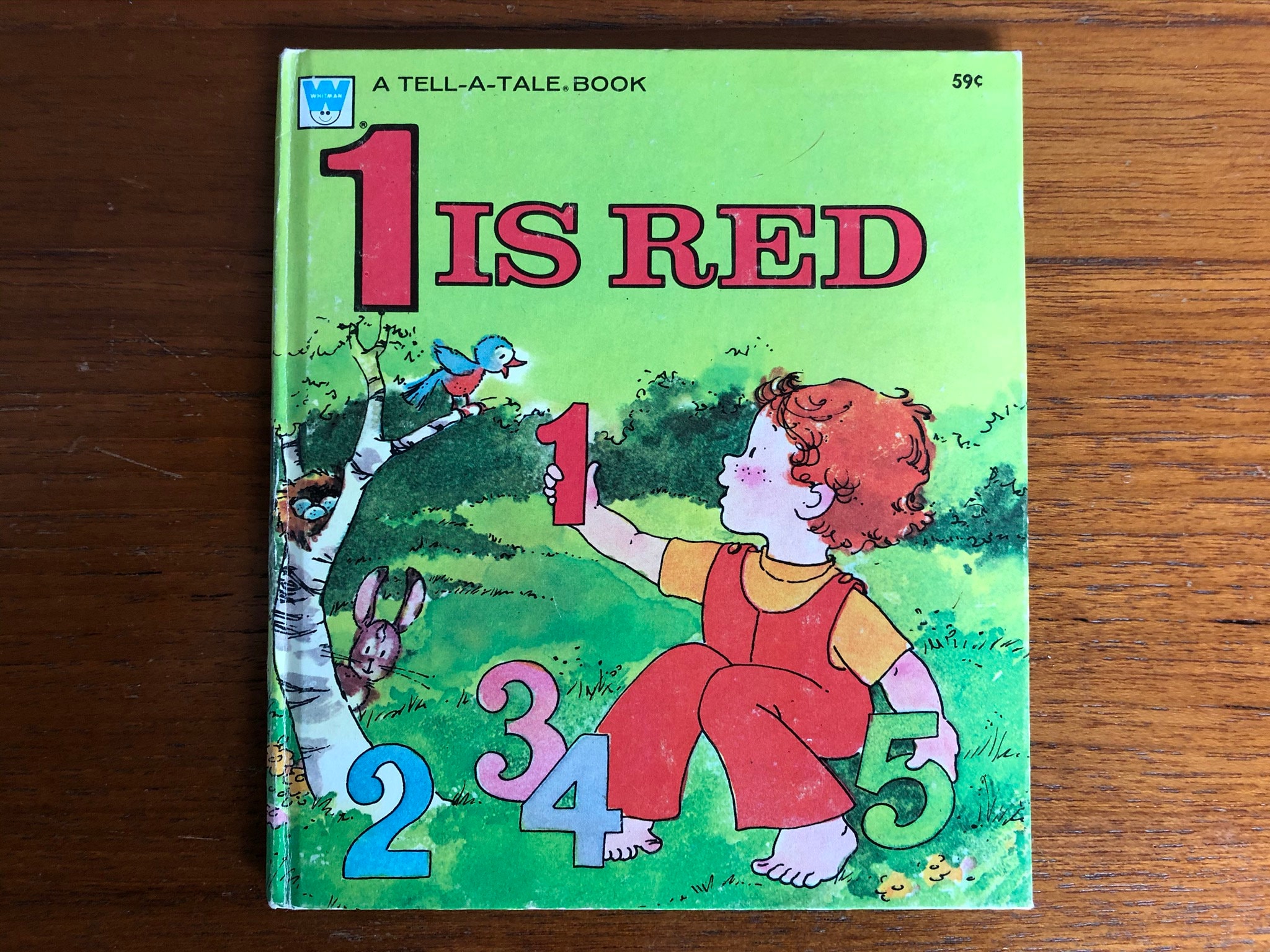 1 is Red, by Eileen Daly, 1974, Illustrated by Eugenie, Tell-a-tale ...