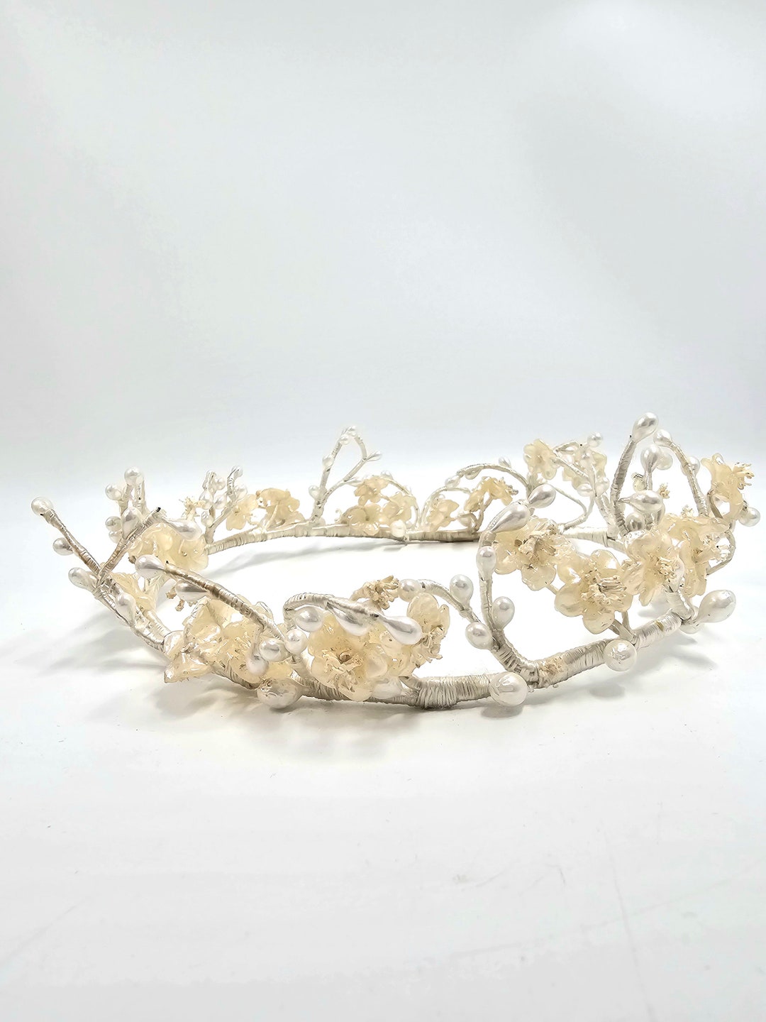 Stunning Cream Antique Art Deco 1920's Wedding Bridal Headpiece Tiara ...