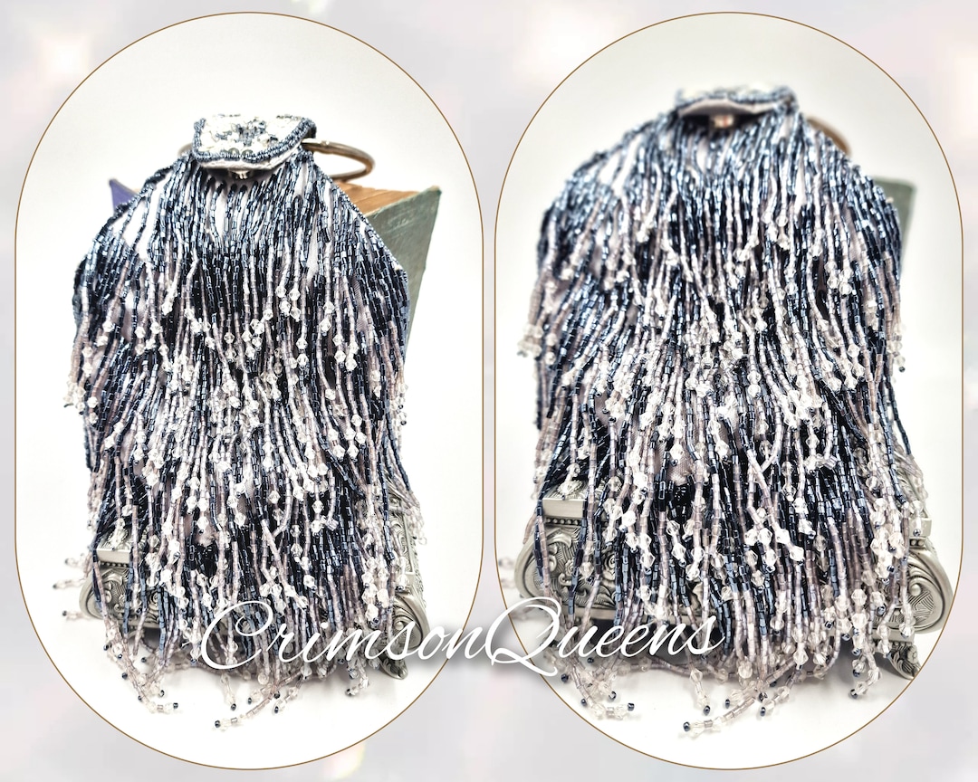 Flapper Evening Bag 1920s Tasseled Bag Flapper Beaded Bag Vintage ...